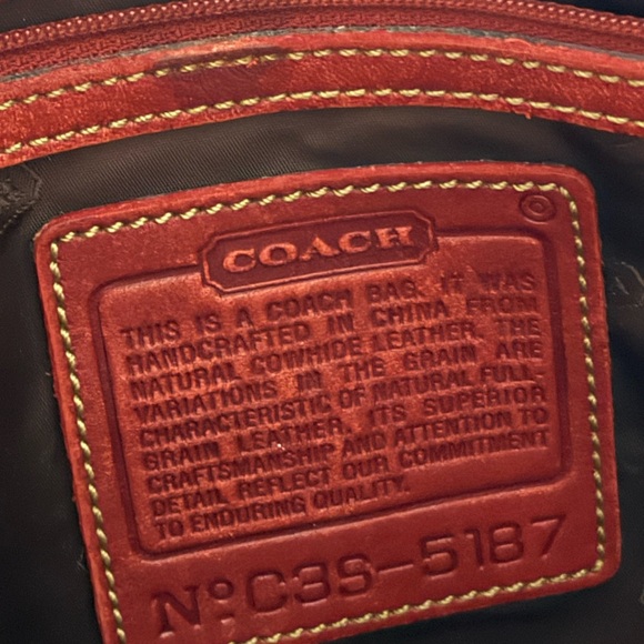 Coach | Bags | Vintage Coach Elegant Red Leather Tote Bag | Poshmark